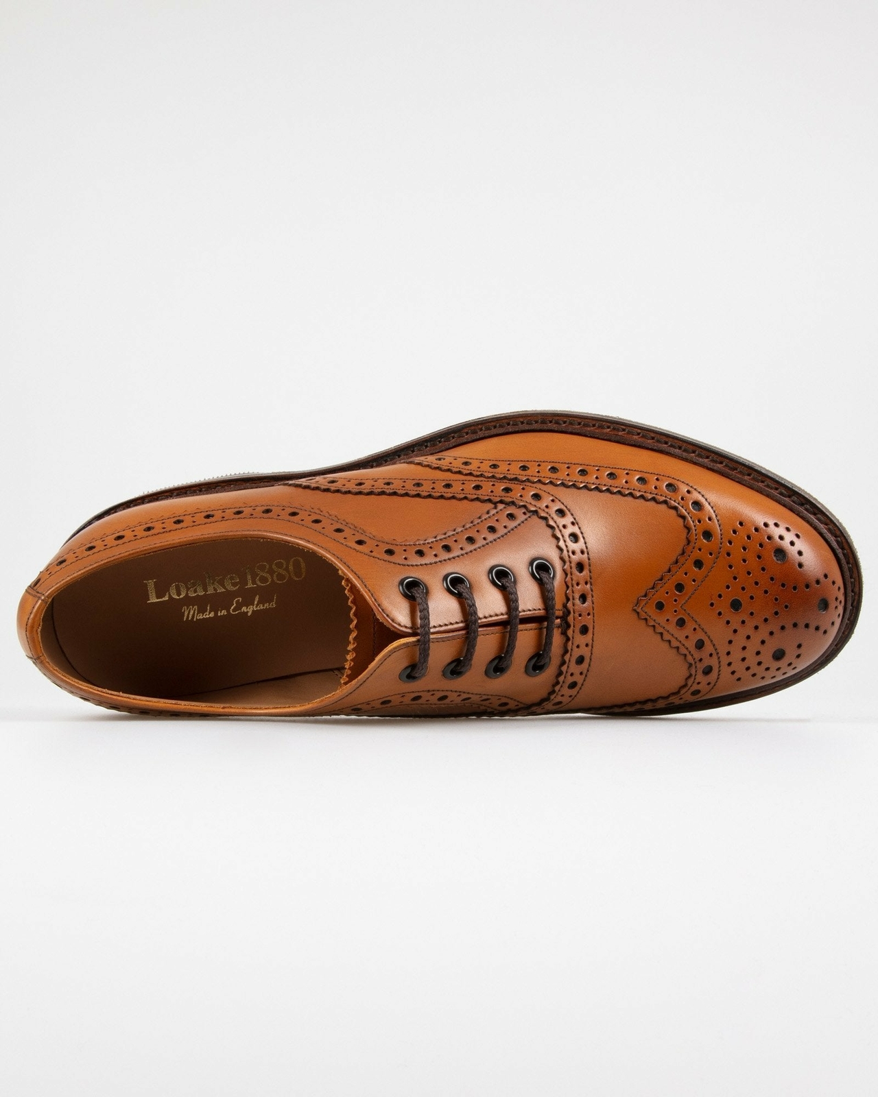 Loake 1880 Country Edward Brogue Oxford - Tan | eBay