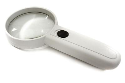 Handheld 4x Magnifier 65mm w/ Twin LED for RC Model | eBay
