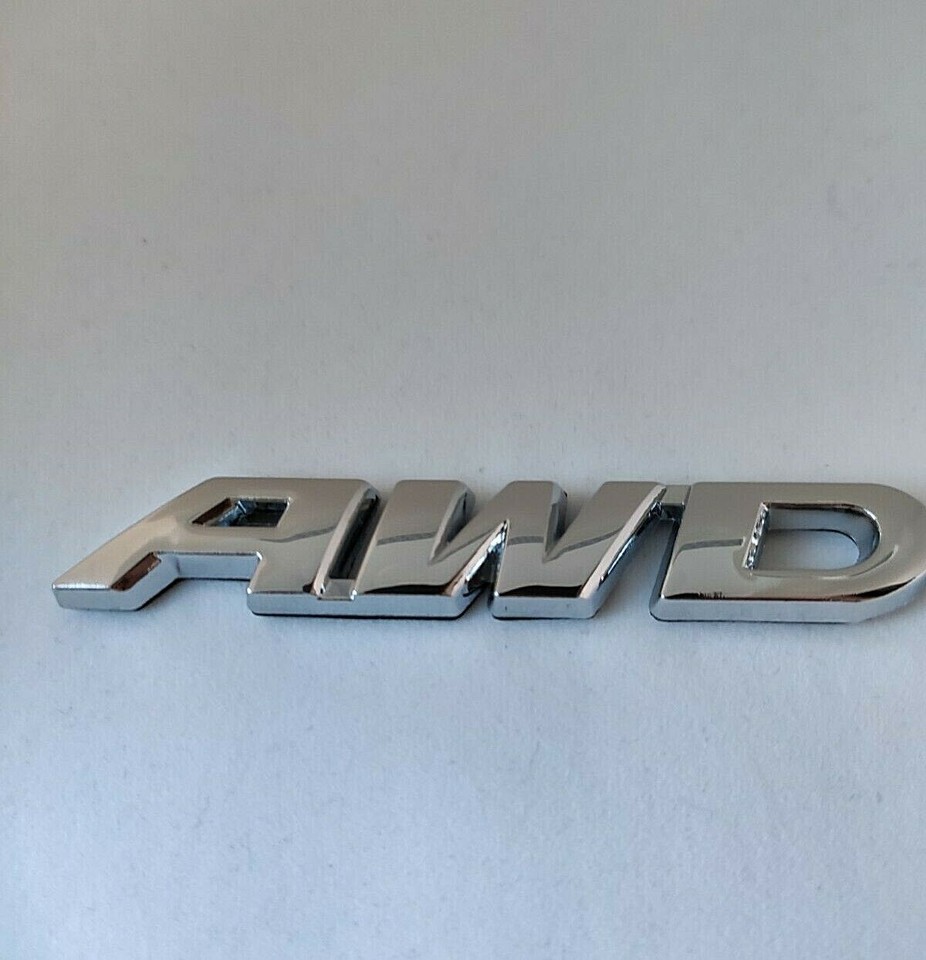 Silver Chrome AWD Metal Badge Emblem for Audi S4 S5 S6 S7 S8 RS3 RS4 ...