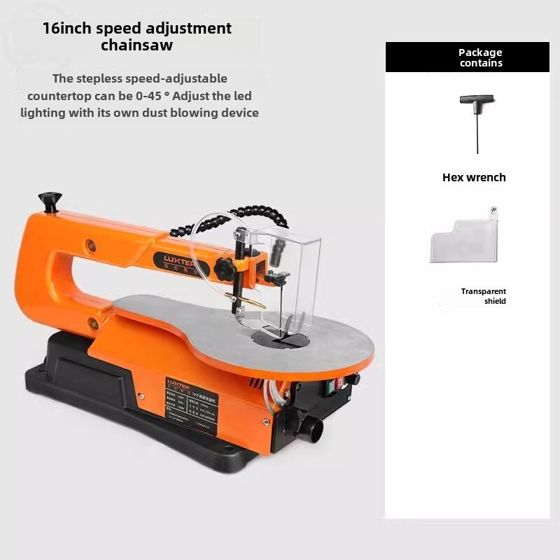 Variable Speed Parallel Arm Scroll Saw with Extra-Large Dual-Bevel ...