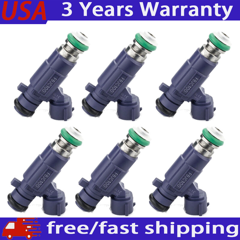 6X Fuel Injectors For Nissan 350Z Pathfinder Maxima Infiniti Fx35 G35 ...