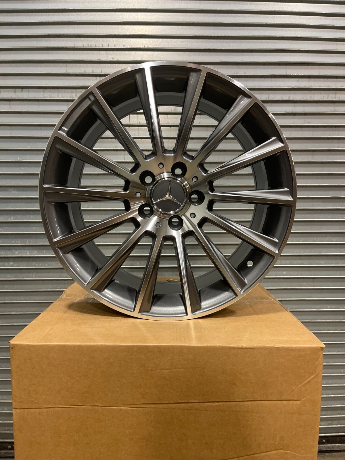 SET OF 18" AMG TURBINE STYLE WHEELS RIMS FIT MERCEDES BENZ E300 E350 E ...