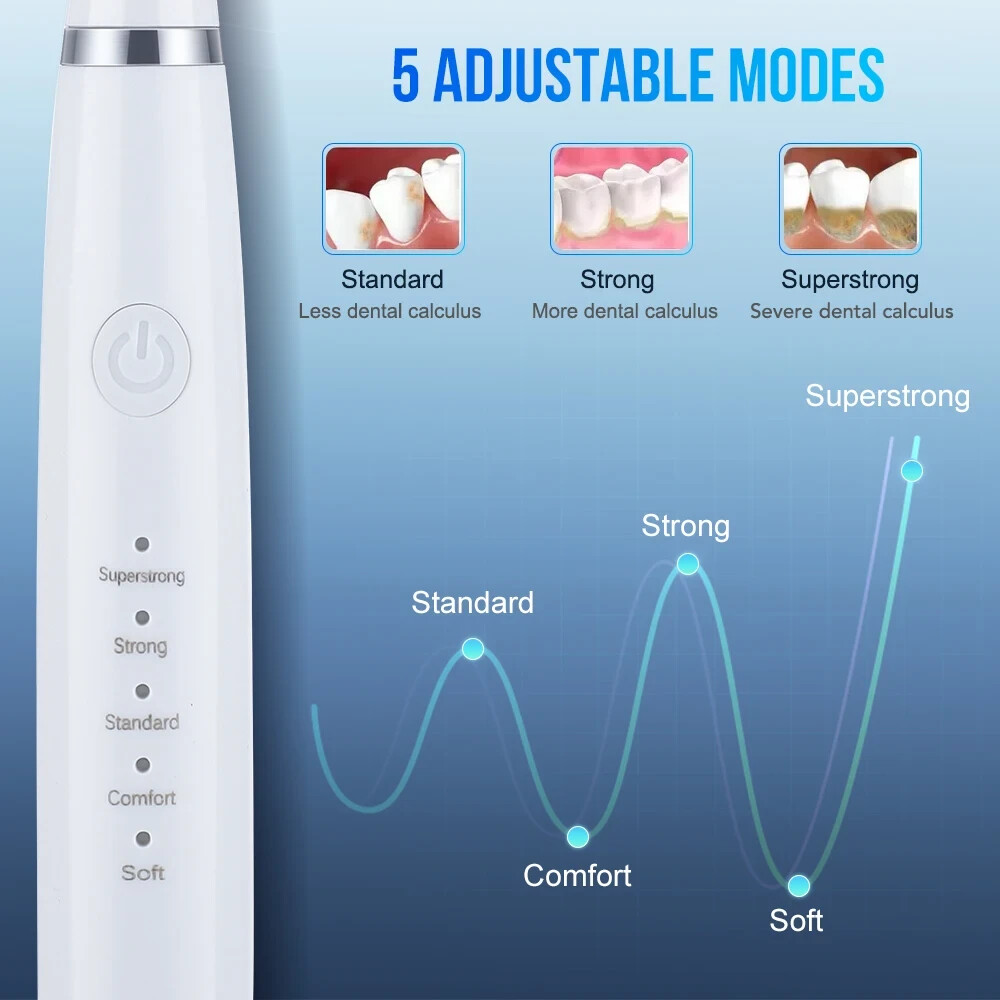 Electric Toothbrush Sonic Dental Kit: Whitening, Tartar Remover, Oral ...