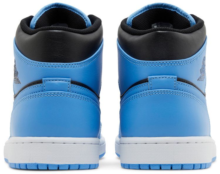 Air Jordan 1 Mid University Blue Black DQ8426-401 Ship Now | eBay