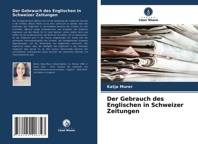 Der Gebrauch des Englischen in Schweizer Zeitungen von Katja Murer ...