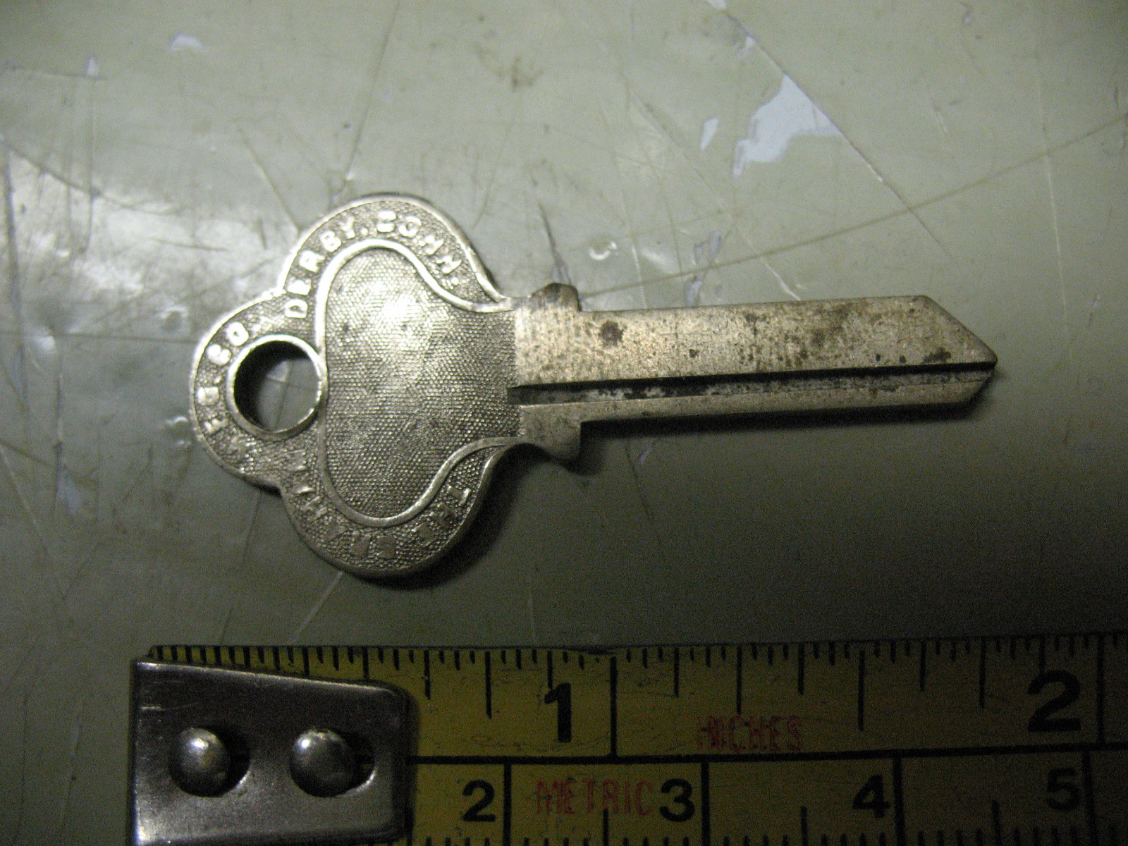 THE GRAHAM MFG. CO. BLANK LATCH KEY DERBY CONN. | eBay