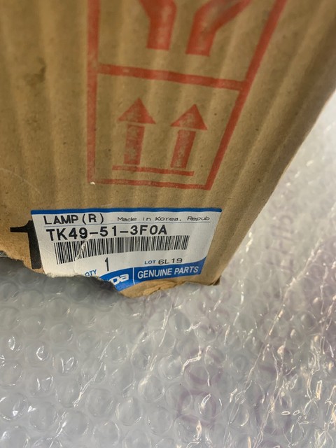 TK49513F0A Genuine Mazda Lamp(r) Trunk Lid Tk49-51-3f0a for sale online ...