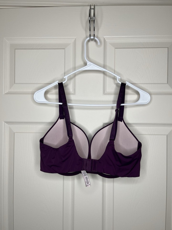 Victoria’s Secret T-shirt Push-Up Full Coverage 36DD Purple Plum Bra | eBay