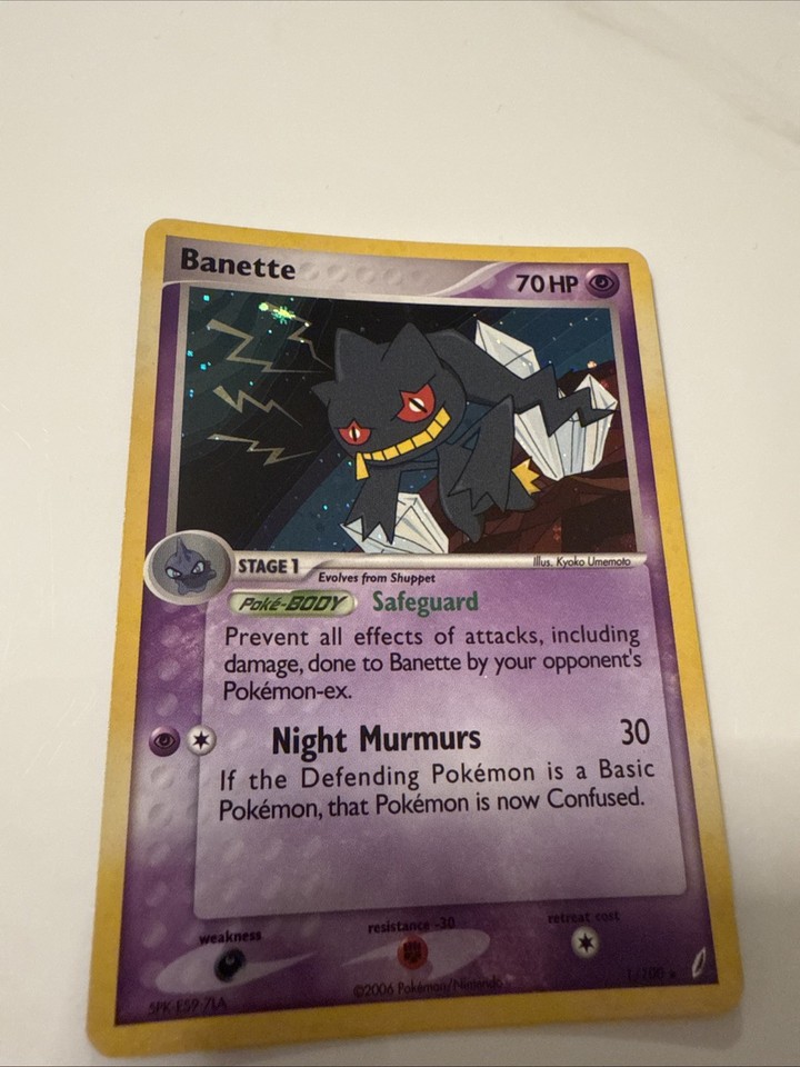 Pokémon TCG Banette 1/110 Holo Rare EX Legend Maker 2006 NM | eBay