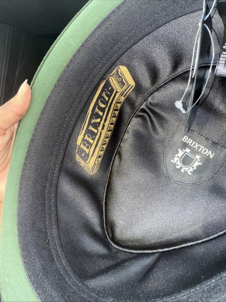 Brixton Adjustable Stout Pork Pie Fedora Mens Medium Moss Color | eBay