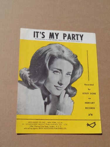 Lesley Gore - It's My Party sheet music | eBay UK