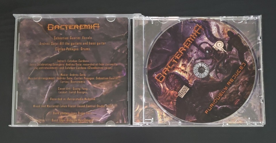 Bacteremia Furiously Reduced Technical Brutal Death Metal CD Permeated ...