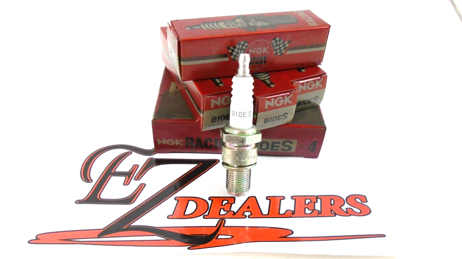 NGK Racing Spark Plugs B10ES Pack of 4 Plugs Snowmobile Arctic Cat ...