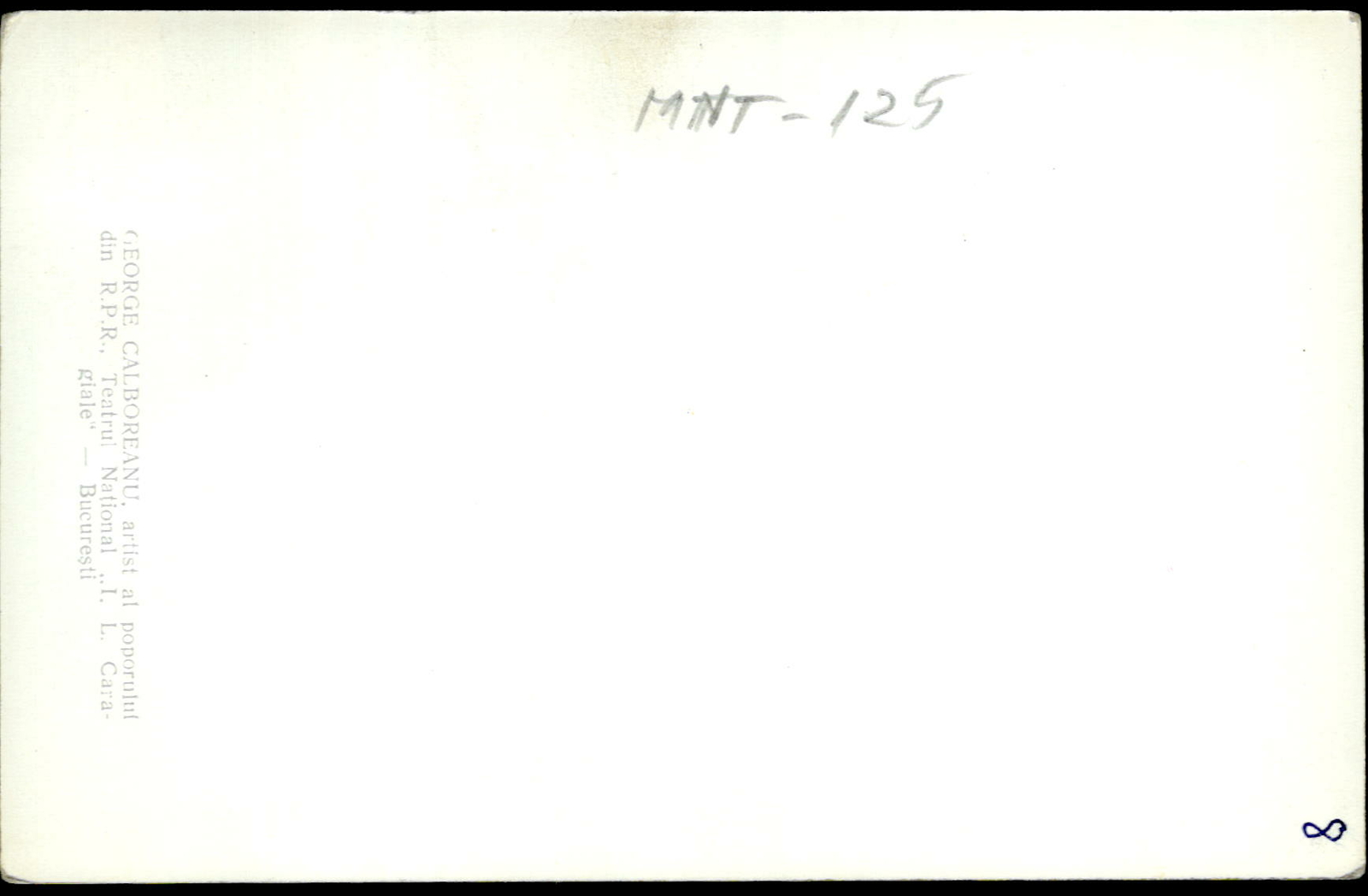 MNT00125 george calboreanu actor movie star film | eBay