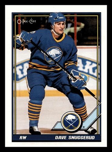 1991-92 O-Pee-Chee Dave Snuggerud #441 Buffalo Sabres Mint | eBay