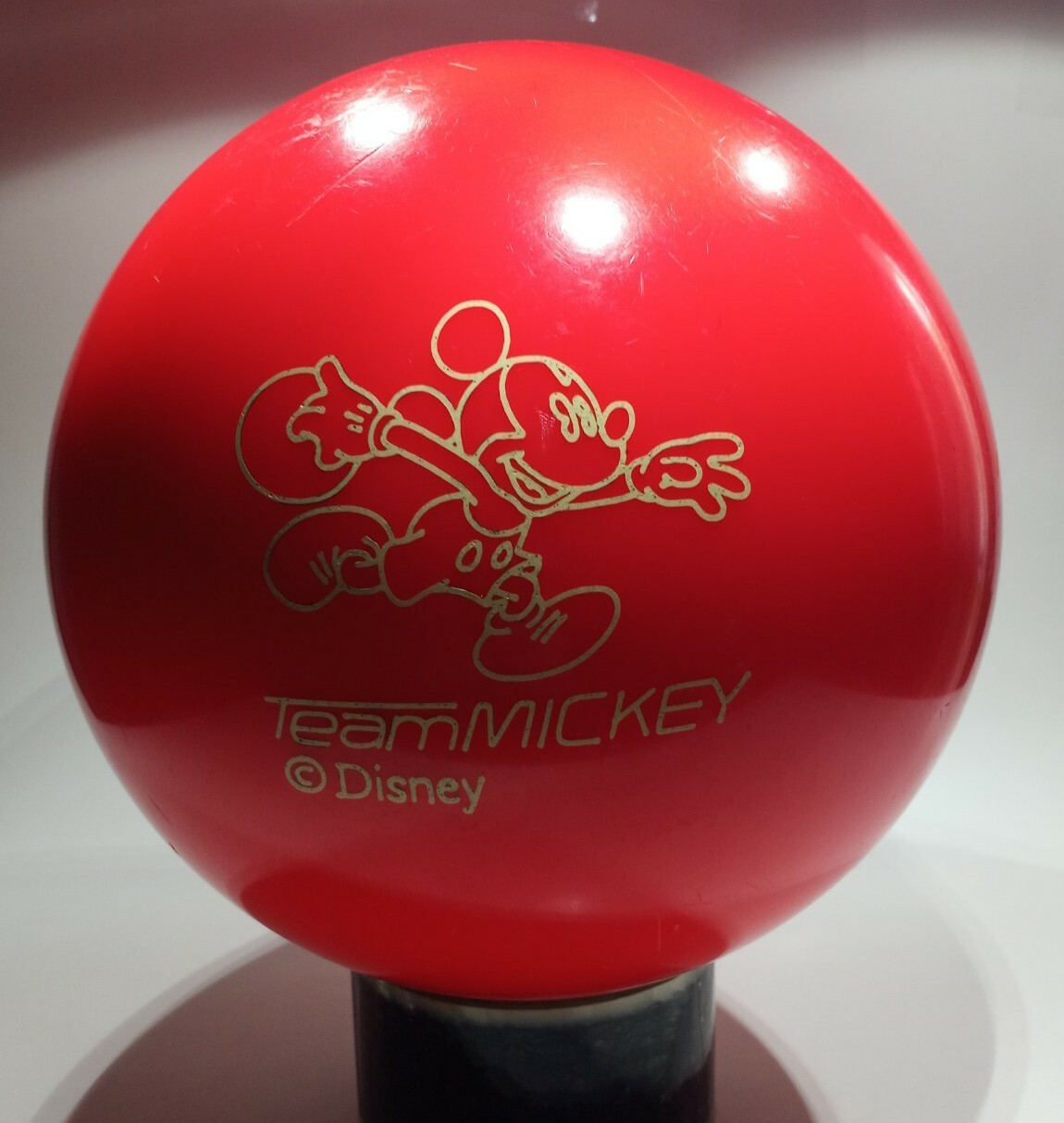 Team Mickey Bowling Ball Disney Red Brunswick 12 pounds | eBay