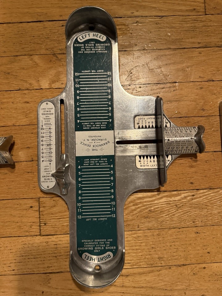 Vintage Brannock Device Foot Measurement Device USA | eBay