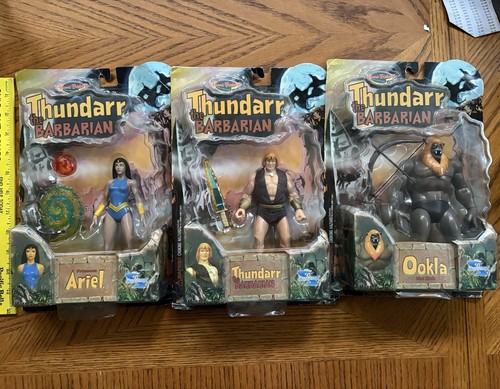Thundarr the Barbarian, Ookla & Princess Ariel Complete Set MOC 2003 (3 ...