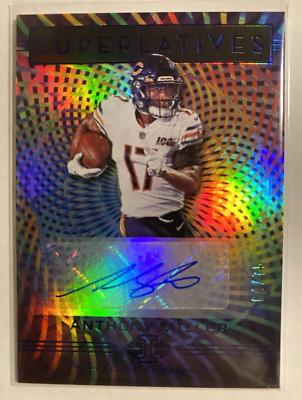 2020 Panini Illusions - Superlatives Blue #SU53 Anthony Miller /75 (AU ...