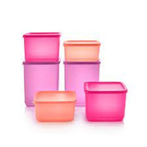 NEW tupperware Basic Bright 6 pc SET storage canister leftover fridge FREE SHIP | eBay
