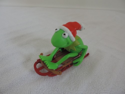 Vintage Hallmark Muppets Ornament - Kermit the Frog on Sled - 1981 | eBay