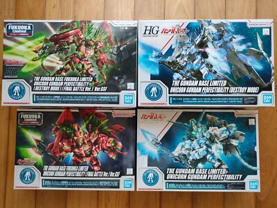 GUNDAM BASE LIMITED UNICORN Gundam HG 1/144 PERFECTIBILITY BB SENSHI ...