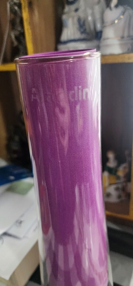 ALADDIN Oil Lamp CHIMNEY Loxon Round Fitter 6.8cm 31cm Tall. Marked ...