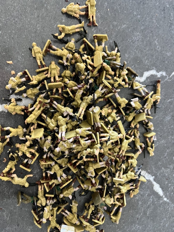 Vintage Airfix WW2 British 8th Army set 1960s window box HO & OO 1/72 ...