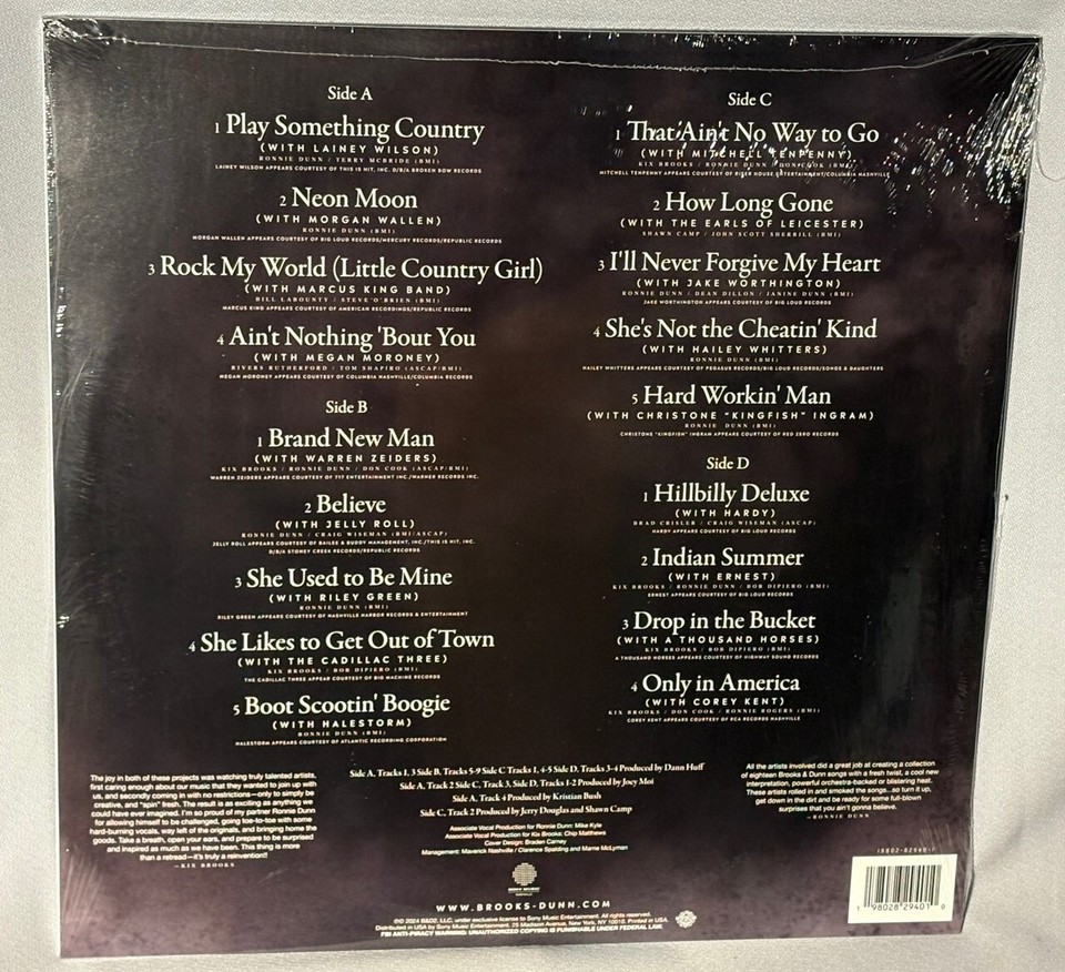 LP BROOKS & DUNN Reboot II (2LP Vinyl, ARISTA 2019) NEW MINT SEALED | eBay