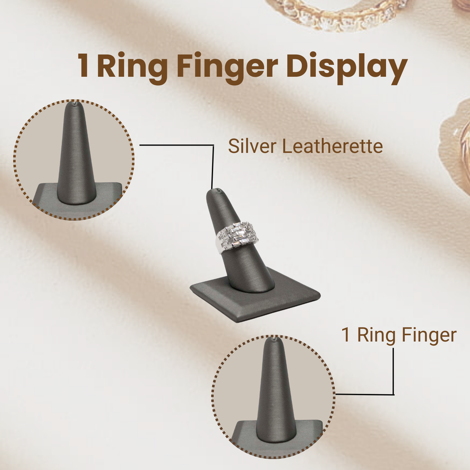 Novel Box Single Finger Ring Display Stand Holder Jewelry Display 2X2X2 ...
