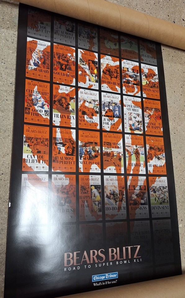 RARE Chicago Bears Blitz 2007 Super Bowl XLI vs. Indianapolis Colts ...