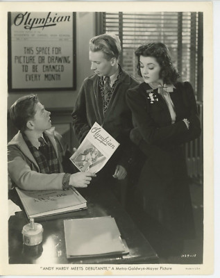 Vintage 8x10 Photo Andy Hardy Meets Debutante 1940 Mickey Rooney Ann ...