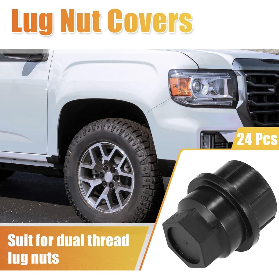 36PCS Lug Nut Cover Cap 15646250 Fit for Chevrolet GMC SAVANA 1500 2500 ...