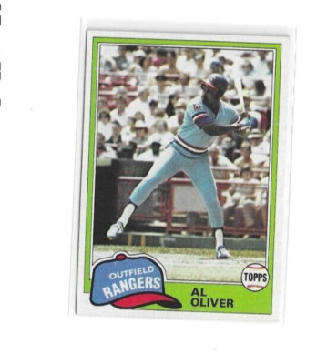 1981 Topps Al Oliver #70 Rangers | eBay