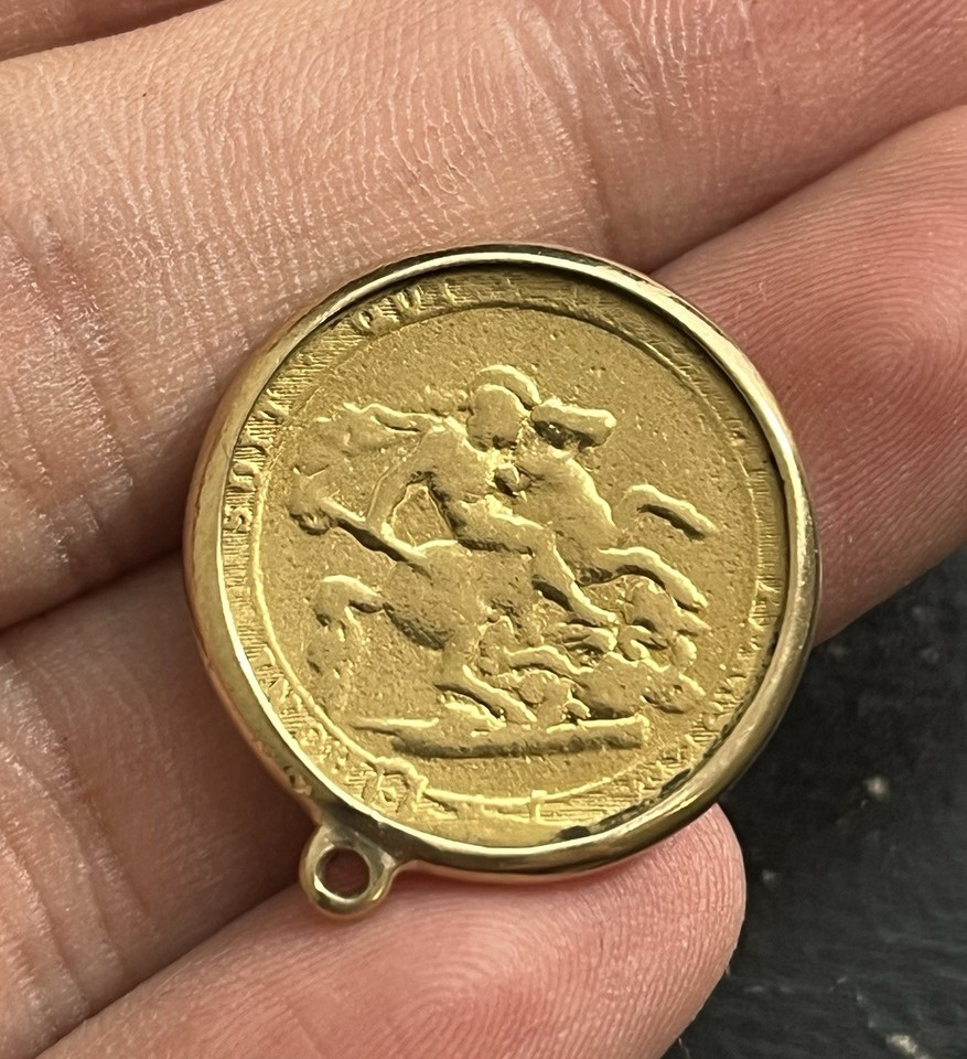 Very Rare George III Great Britain 1817 Sovereign Gold Coin in Leather ...