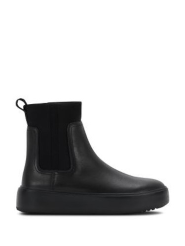 GREATS Womens Black Heel Pull-Tab Waverly Toe Platform Leather Chelsea ...