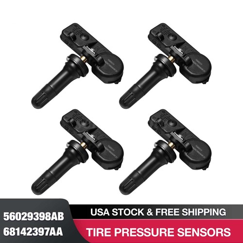 4pcs Tire Pressure Sensor TPMS 56029398AB For Dodge Chrysler Jeep RAM ...