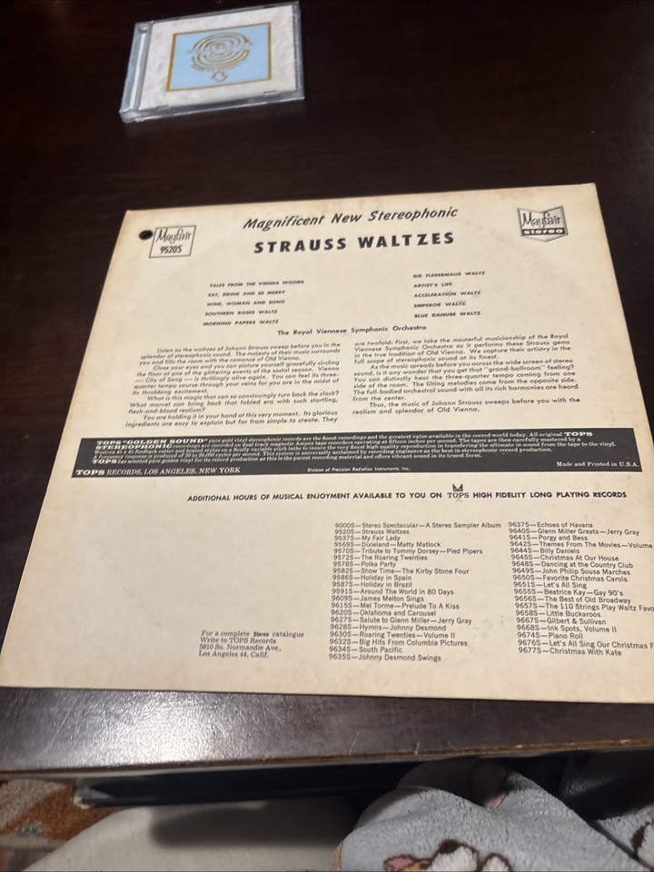 Strauss Waltzes Royal Viennese Symphonic Orchestra Vinyl Album | eBay