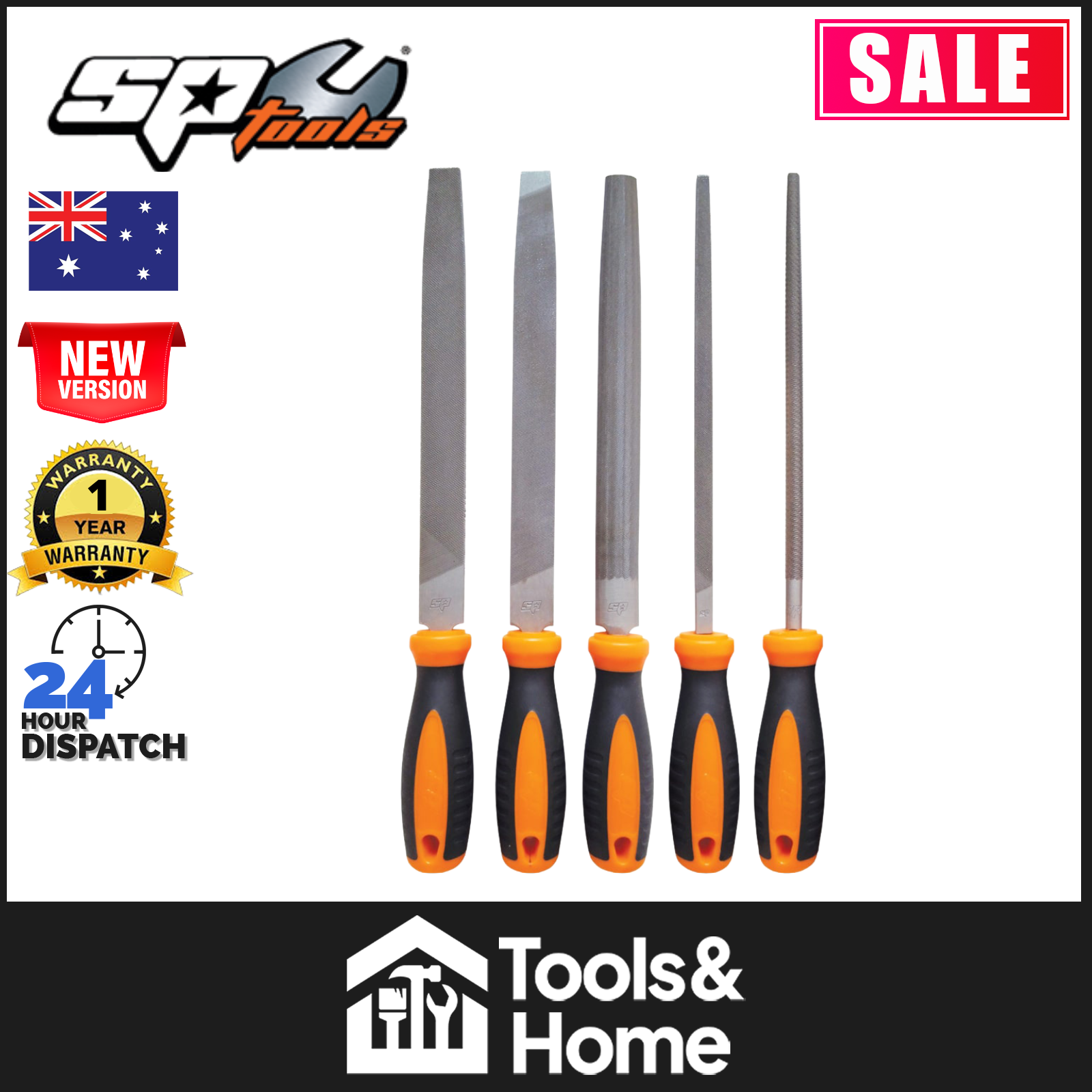 SP Tools File Set 5 Piece 254mm (10”) Premium Grade Steel SP36035 ...