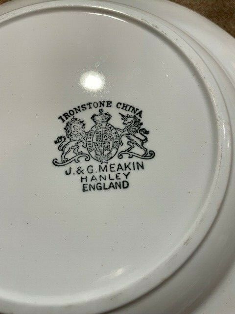 Ironstone China Jampg Meakin Hanley England
