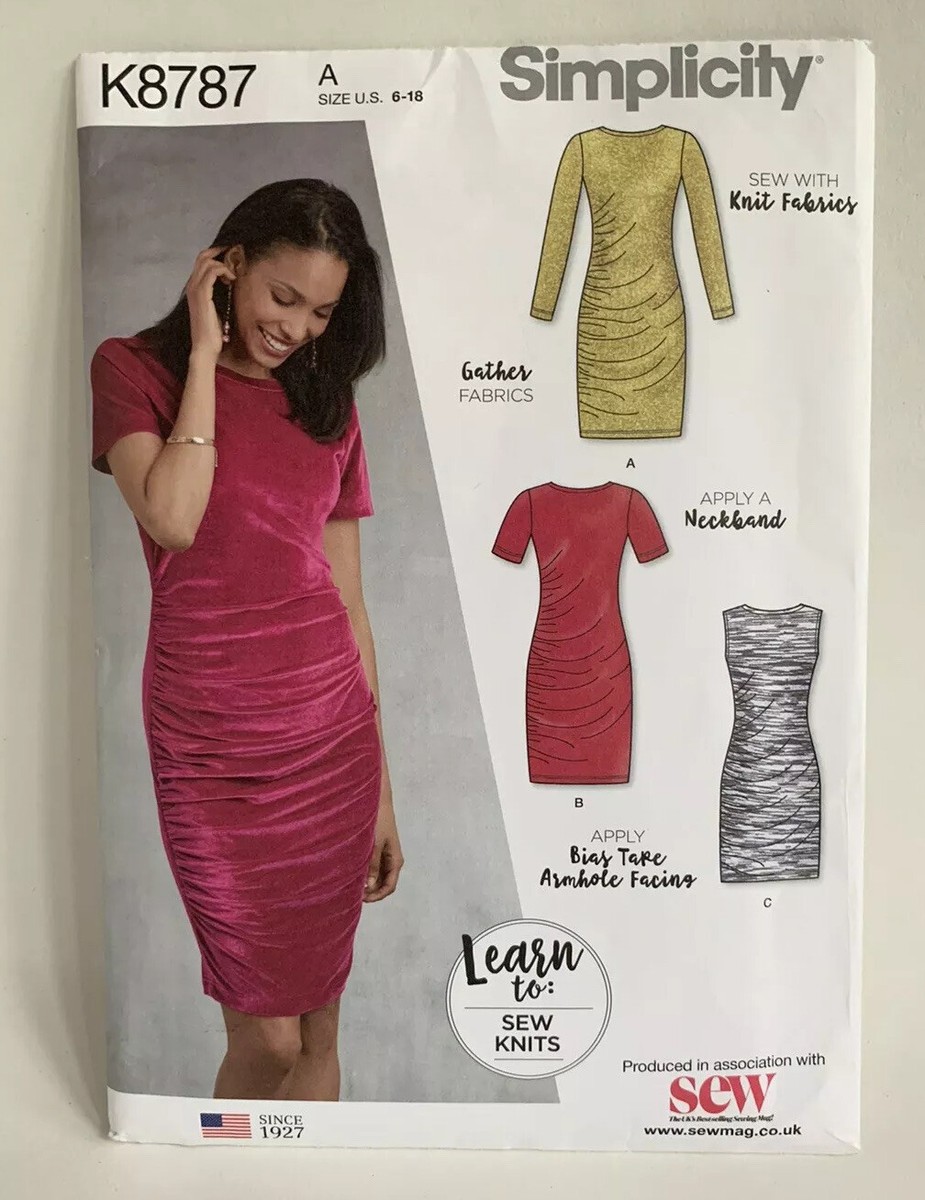 Knit Fabric Dress Pattern A Knit Fabric Dark Academia Dress Sew With
