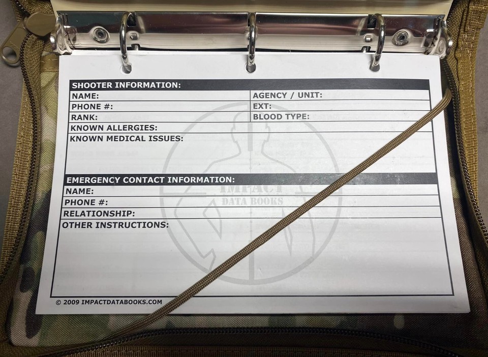 Rifle's Only Long Range Data Book and Cover Multicam *PRICE LOWERED* | eBay