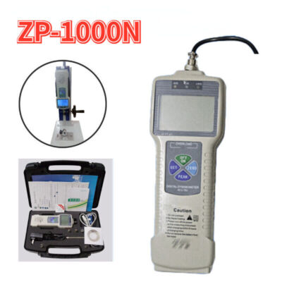 Portable Force Gauge Pull Push Meter W/ Digital USB Output New ZP-1000N ...