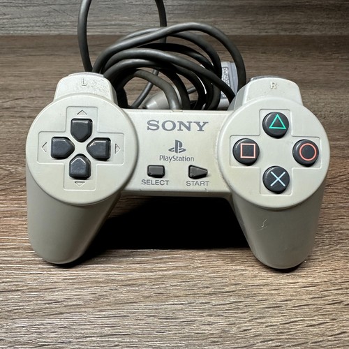 OEM PlayStation 1 Controller Gray SCPH-1080 - Cleaned & Tested w ...