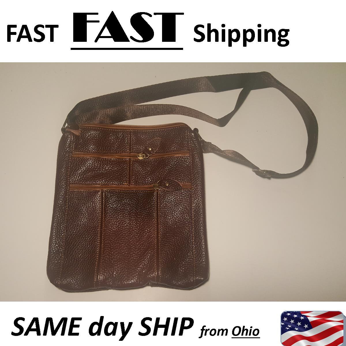 Mens Cowhide Leather BAG - murse - shoulder bag - Natural Leather Goods ...