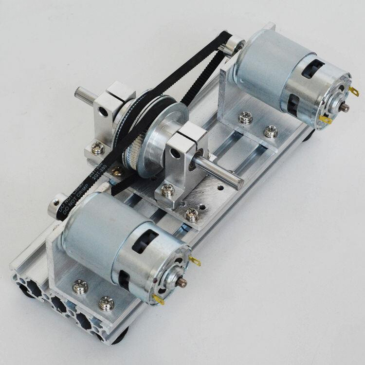 Dual Spindle Motor Drive Kit 775 895 12V 24V DC Motor High Torque Turn ...