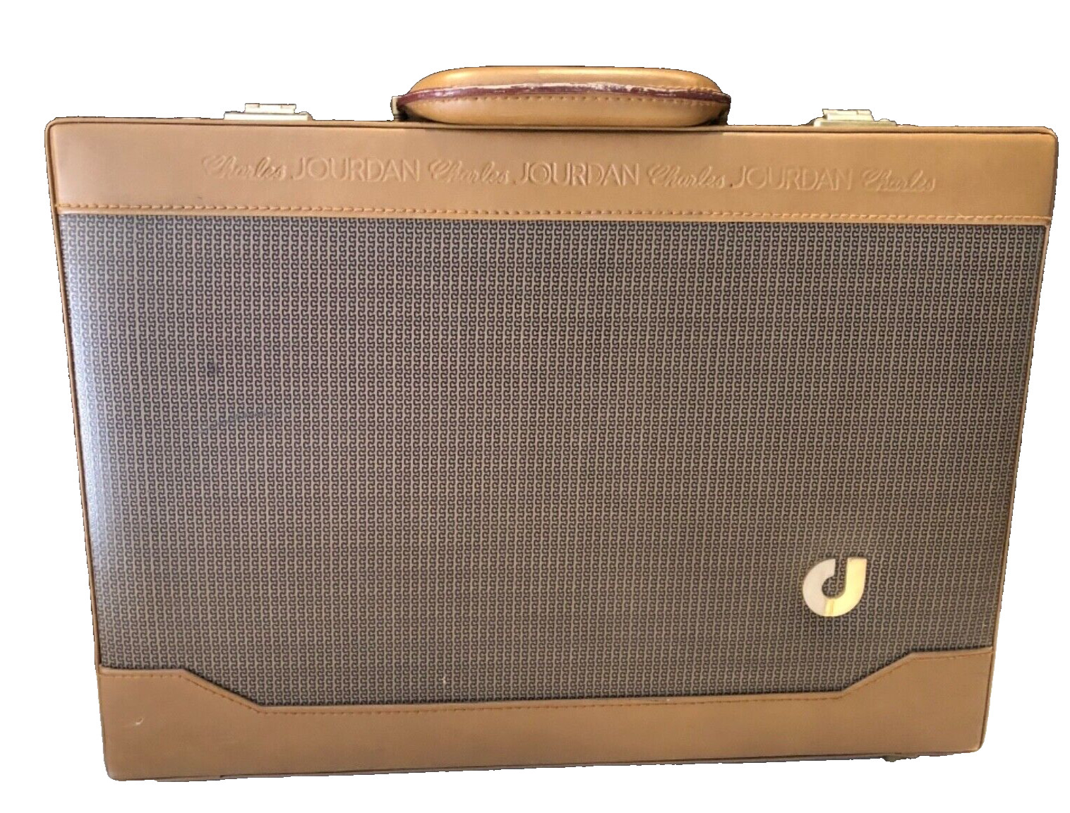 RARE VINTAGE DESIGNER CHARLES JOURDAN ALFI BRIEFCASE… - Gem