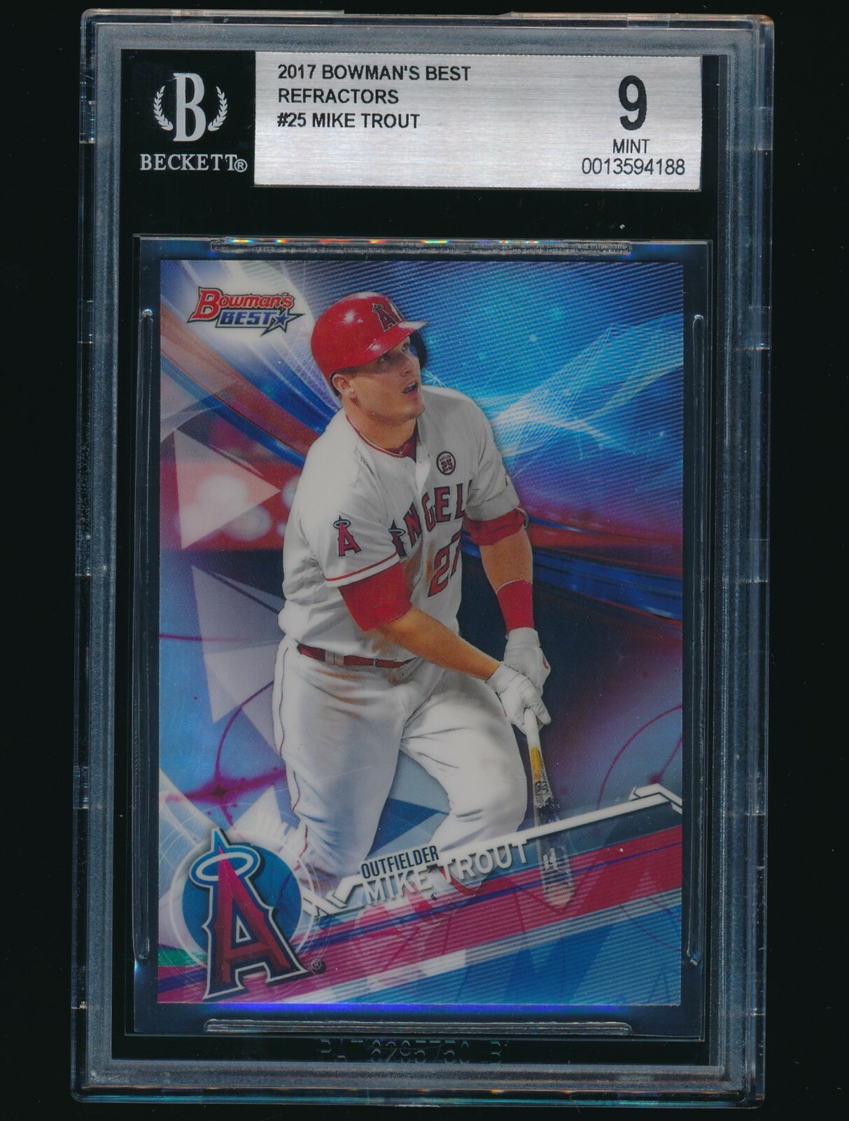 2017 Bowman's Best - Refractor #25 Mike Trout for sale online | eBay