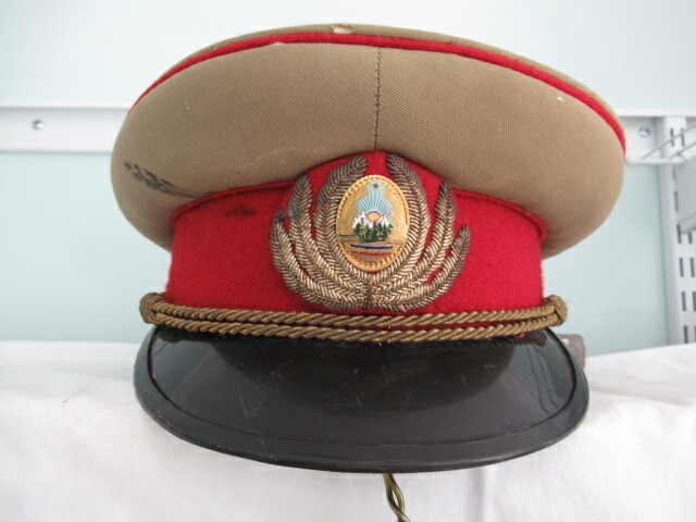 ROMANIA SOCIALIST GENERAL'S SHIRT & HAT. UNIFORM. ORIGINAL ISSUE. MEDAL ...