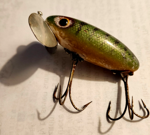 Vintage Arbogast Jitterbug Fishing Lure, Early Hardware | eBay
